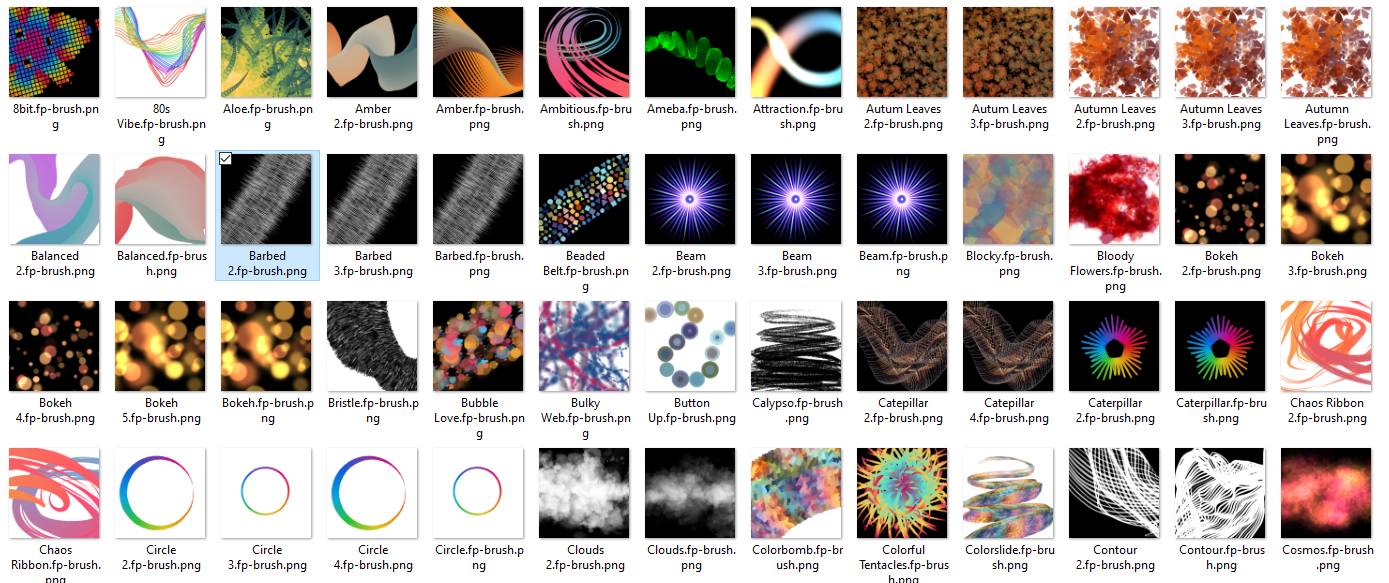 Can't load all brushes + brush duplication? | Flame Paint