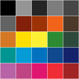 Color Sets | Rebelle Brushes, Stencils & Color Sets | For