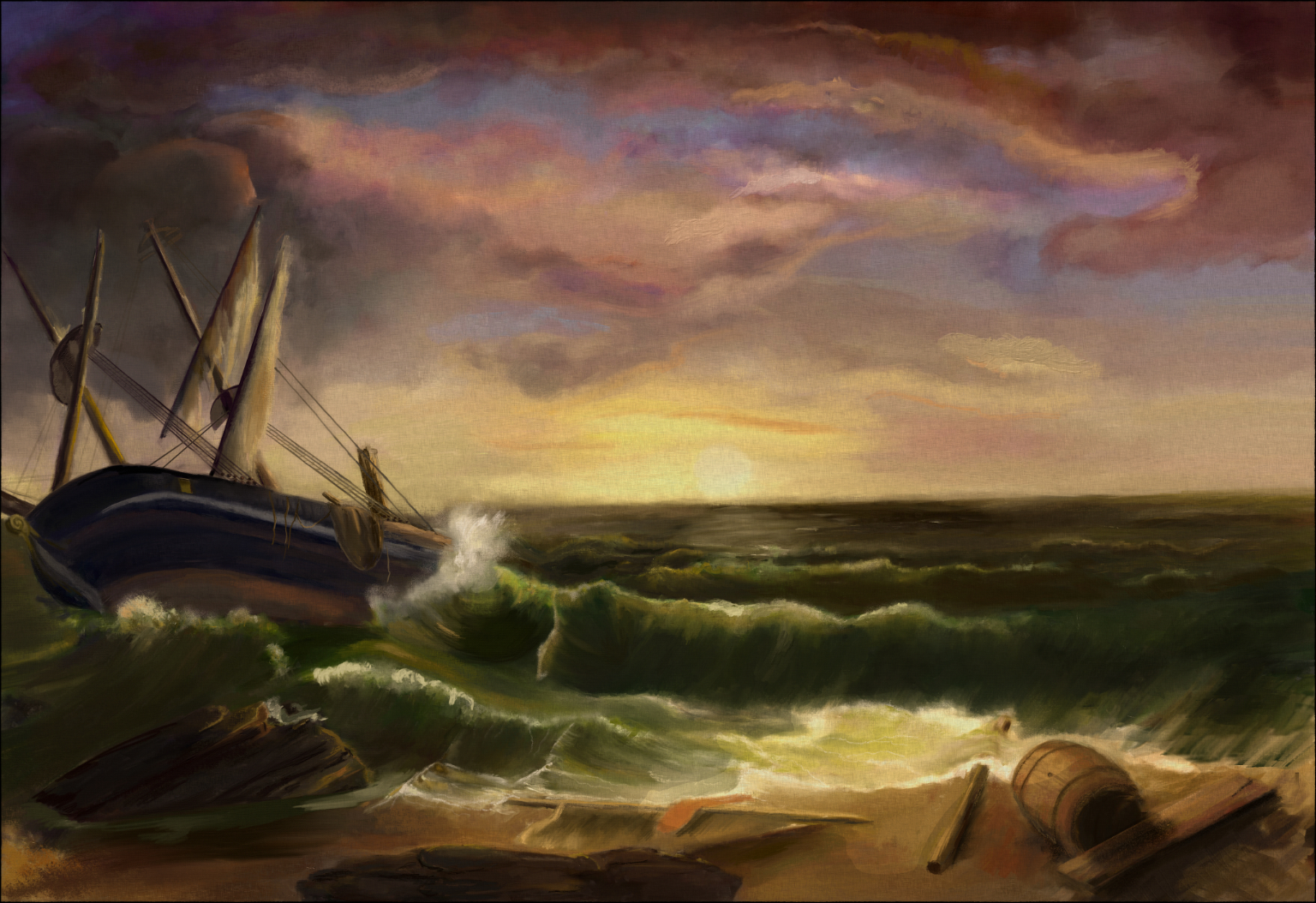 The Stranded Ship | Rebelle Showcase & Work in Progress