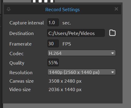 SOLVED - Record Timelapse - Settings keep resetting | Community Forum