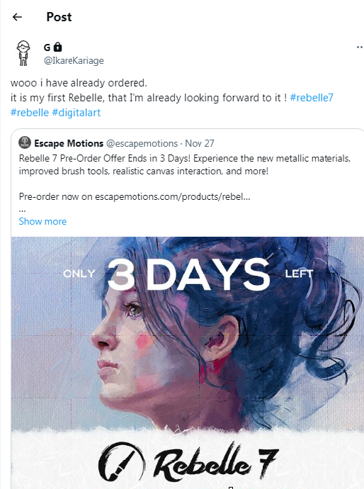 [offer Ended January 25th, 2024]: Rebelle 7: Spread The W