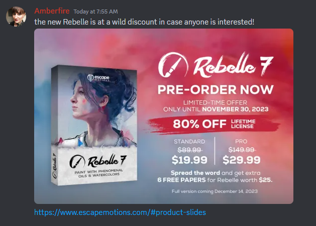 [OFFER ENDED JANUARY 25th, 2024]: Rebelle 7: Spread the w