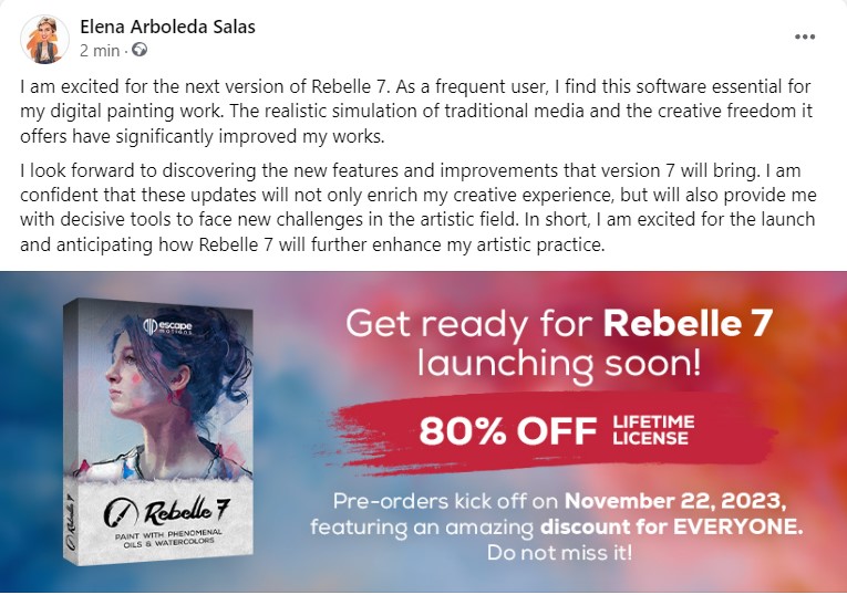 [OFFER ENDED JANUARY 25th, 2024]: Rebelle 7: Spread the word and get ...