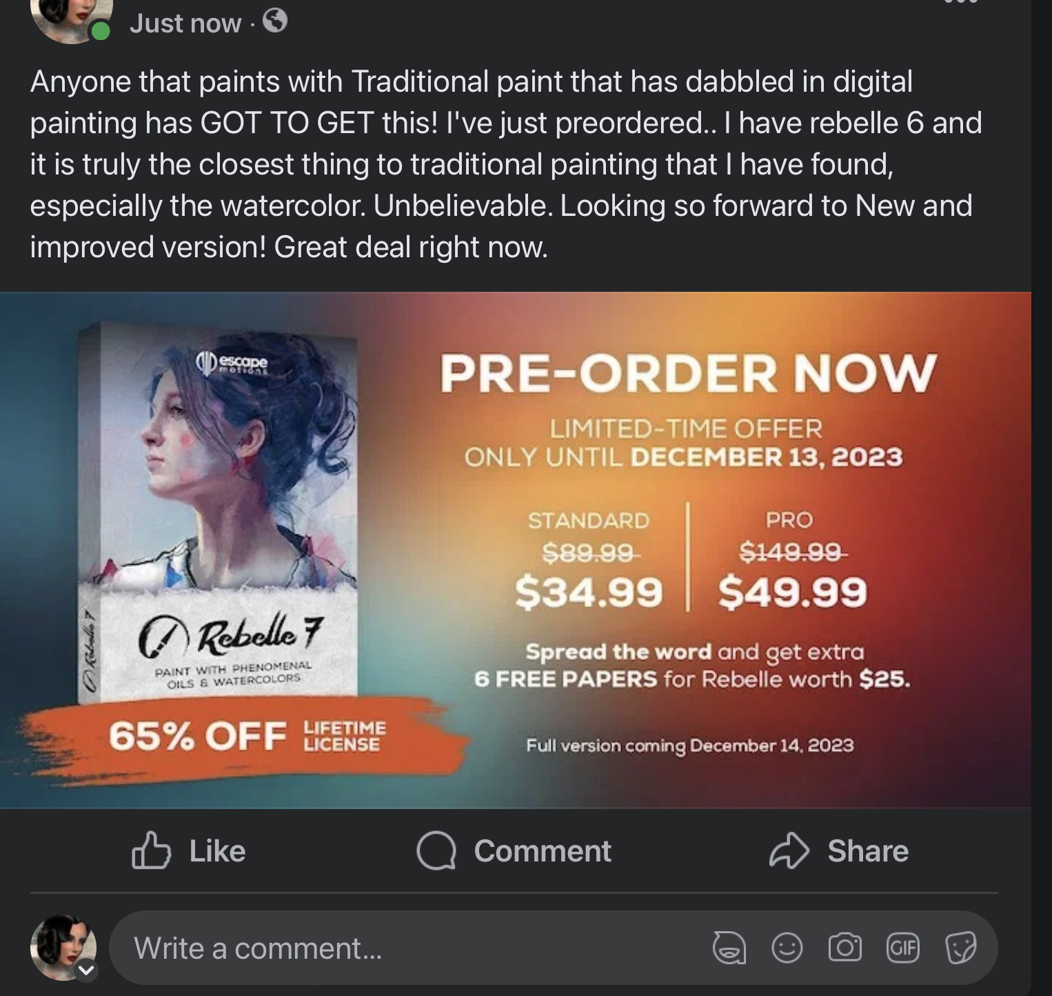 [offer Ended January 25th, 2024]: Rebelle 7: Spread The W