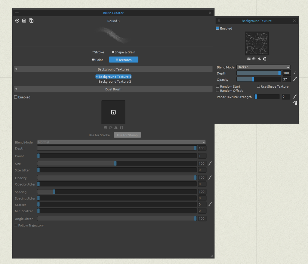 Texture tab in Brush Creator | Community Forum
