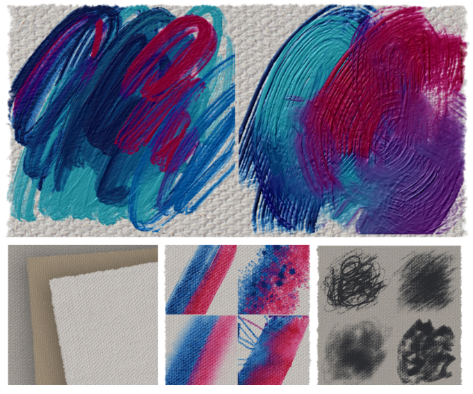 New Type of Full-Color Papers and Canvases for Rebelle 5