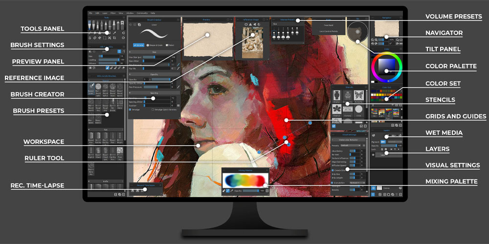 Rebelle | experimental online paint software